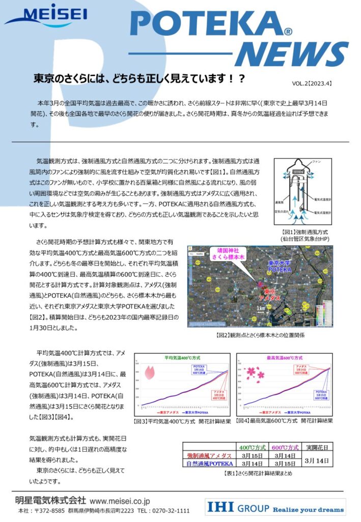 POTEKA NEWS｜明星電気株式会社